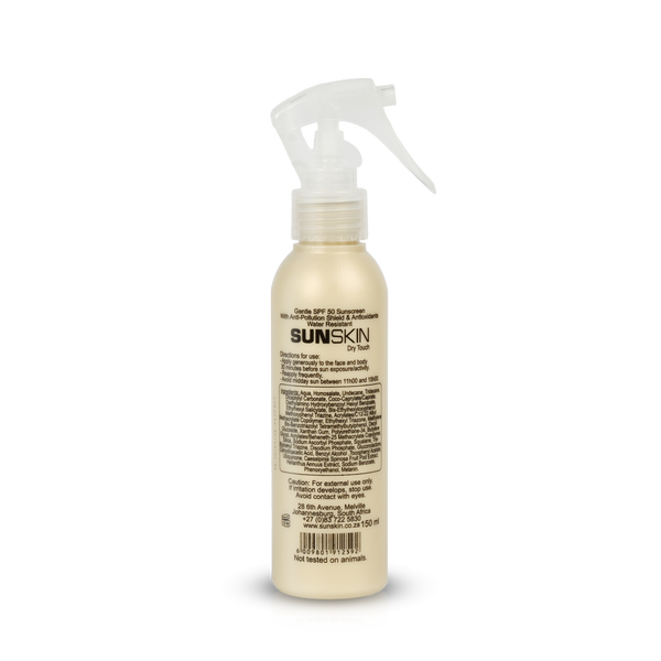 SUNSKIN UV-Derm - Dry Touch Spray Sunscreen - SPF50 - Body & Face