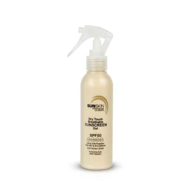SUNSKIN UV-Derm - Dry Touch Spray Sunscreen - SPF50 - Body & Face