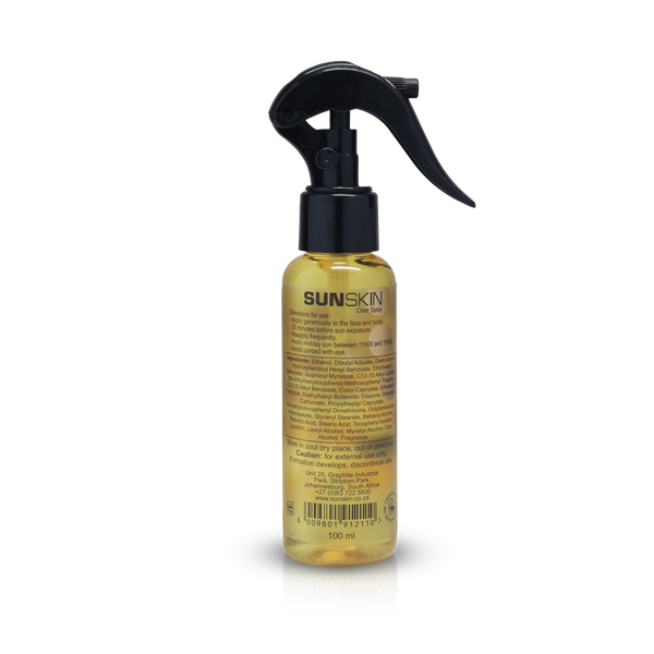 Body & Face - SPF50 Clear Spray Sunscreen (Neuro-cosmetics) - SUNSKIN