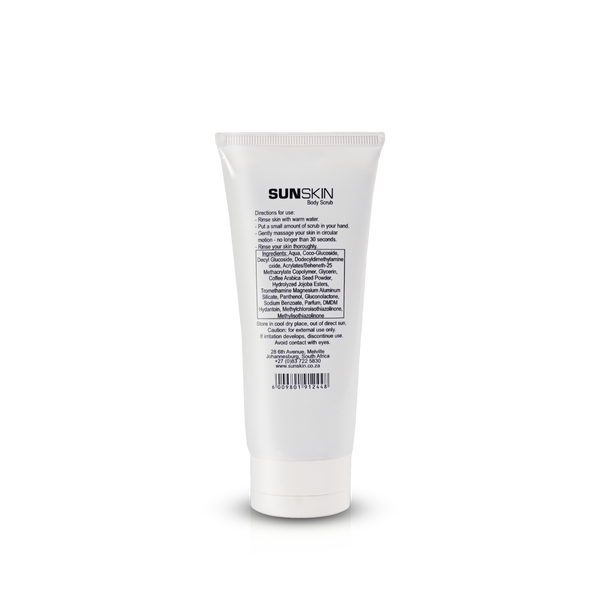 Body Scrub with Ground Coffee | Gentle Exfoliation | SUNSKIN