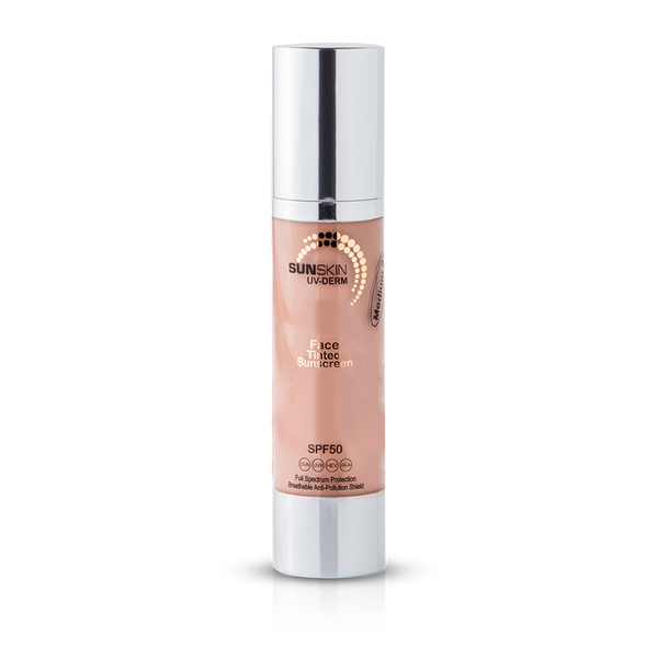 SUNSKIN | UV-Derm | FACE Tinted Sunscreen SPF50